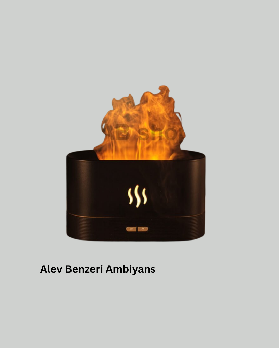 Alev Görünümlü Hava Nemlendirici Kumandalı LED Işıklı Aromatik Difüzör ...